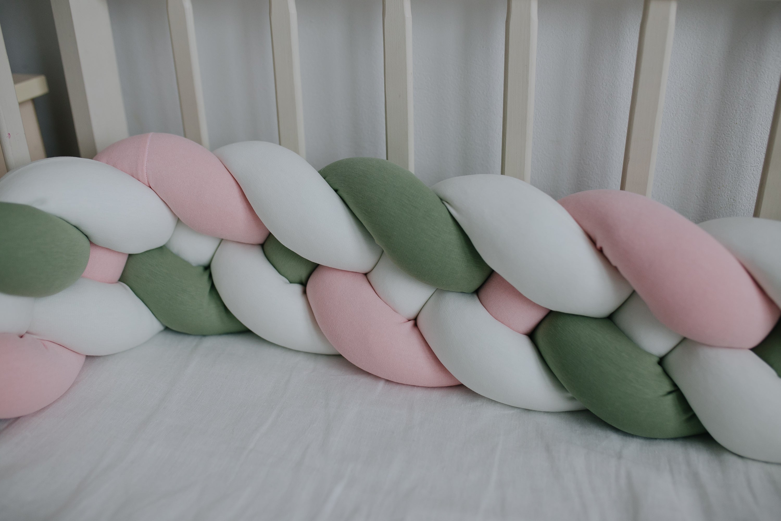 Braided Bumper pads for twin baby bed – KIKA kids